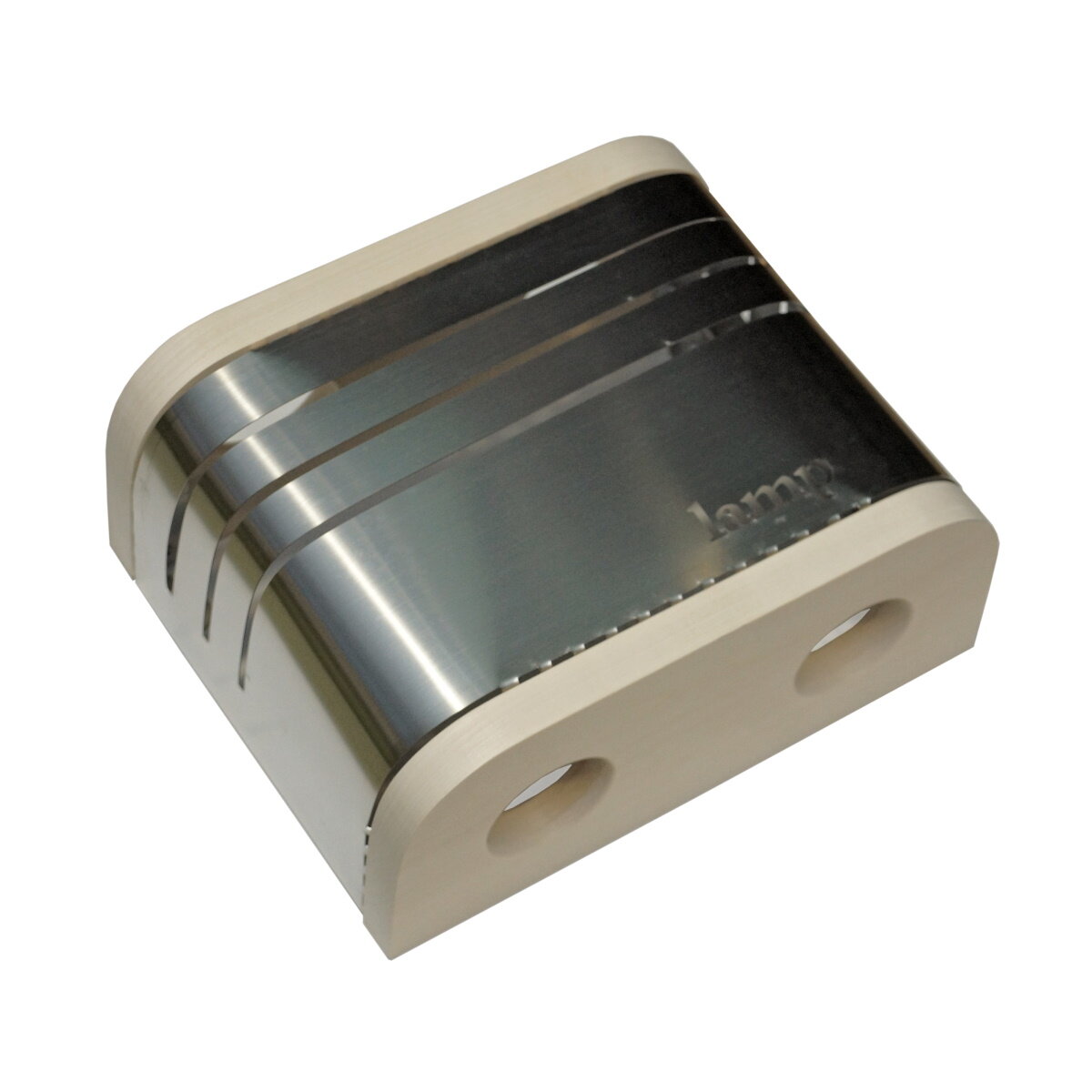 Абажур (плафон) для светильника для сауны VL-014 Steel (нерж. сталь)