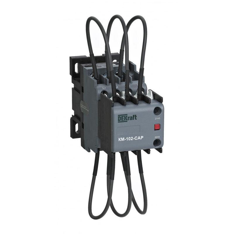 Контактор конденсаторный КМ-102-CAP 20кВАр 220/230В AC6b 1НО+1НЗ, SCHNEIDER ELECTRIC 22422DEK (1 шт.)