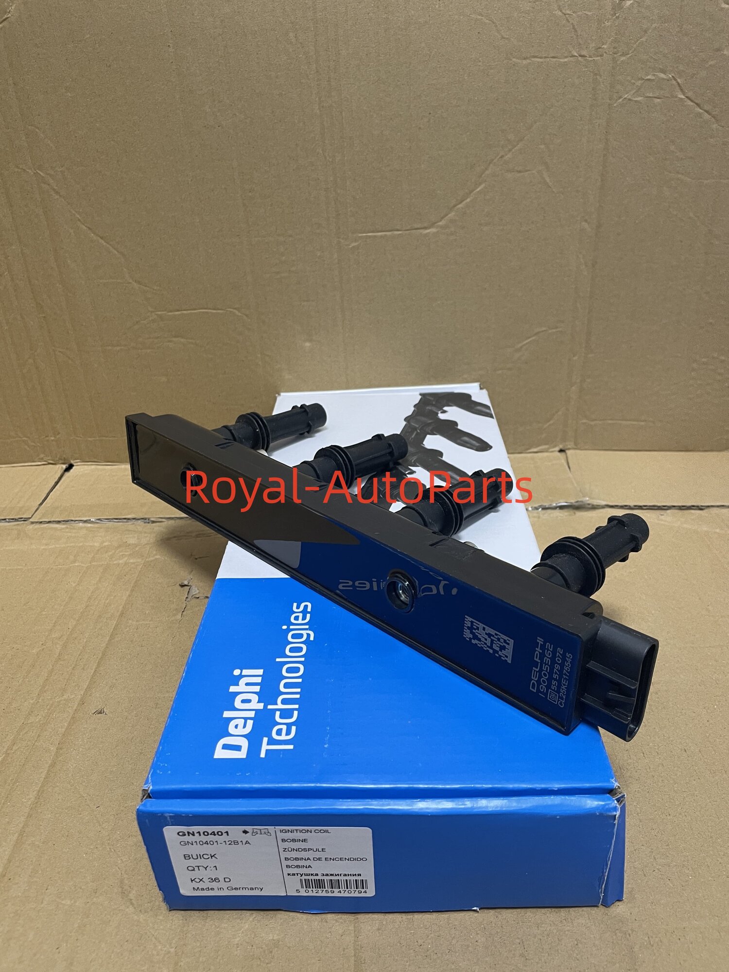 Модуль зажигания Опель Астра J турбо 1,4 Net, Корса Д, Круз 1,4. DELPHI арт. GN10401-12B1, 25195107, 25198623, 55579072