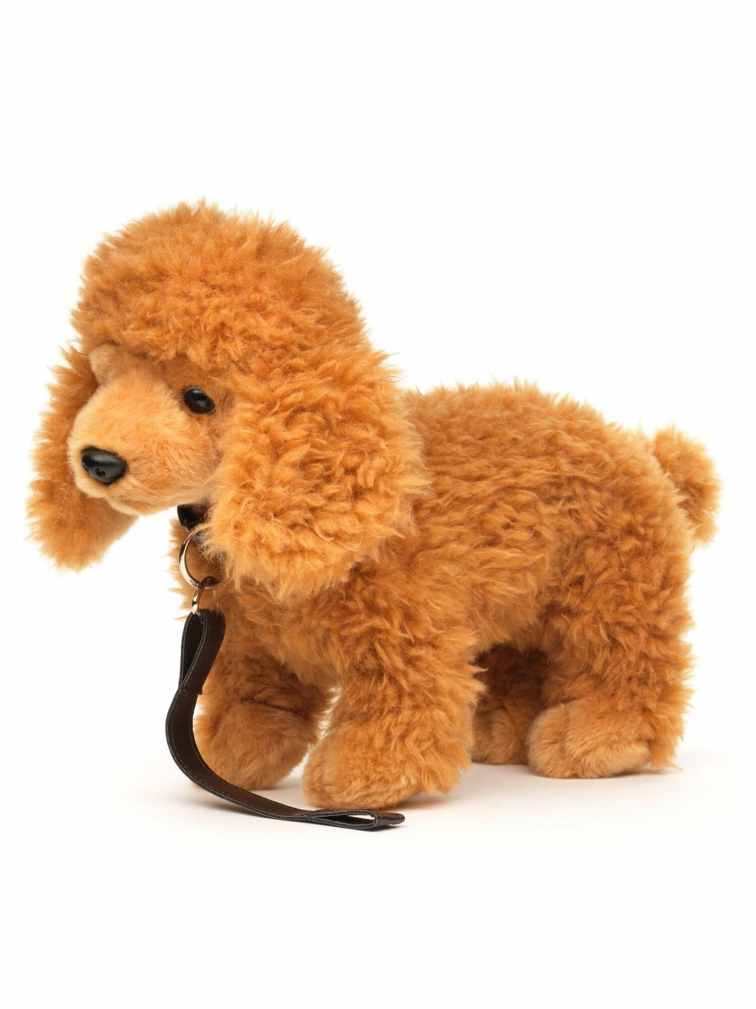 Мягкая игрушка Leosco Пудель абрикосовый с ошейником