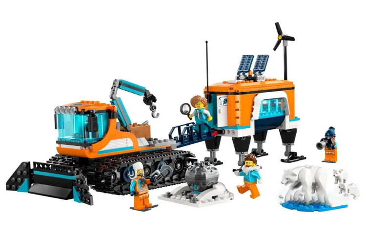 LEGO City Полярный исследователь Транспортный набор Конструктор 489 деталей 60378 null