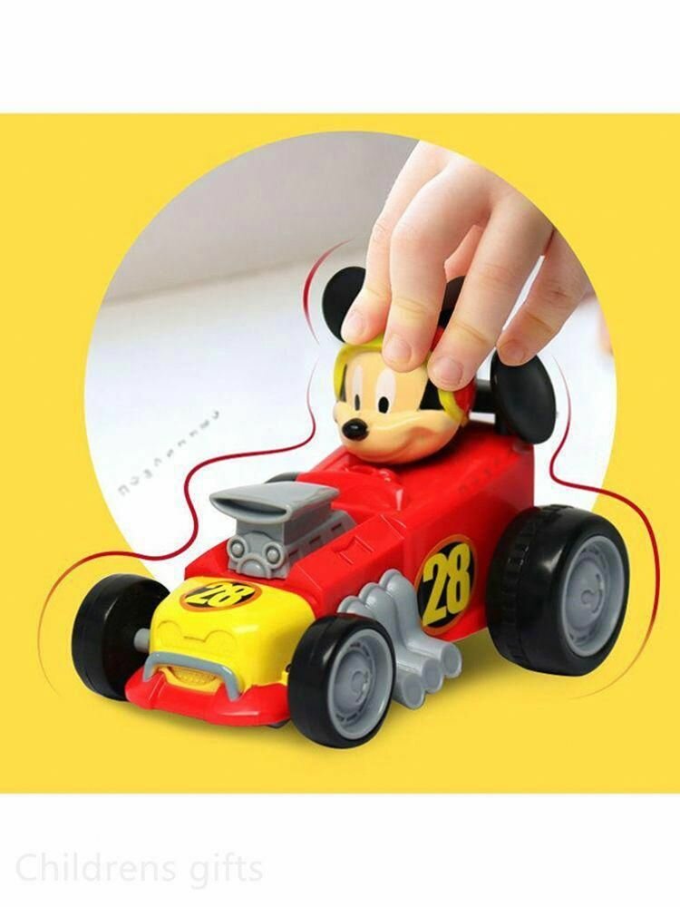 Мультяшный игрушечный инерционный мопед Mickey Miaomiao House из серии декоративных моделейRN