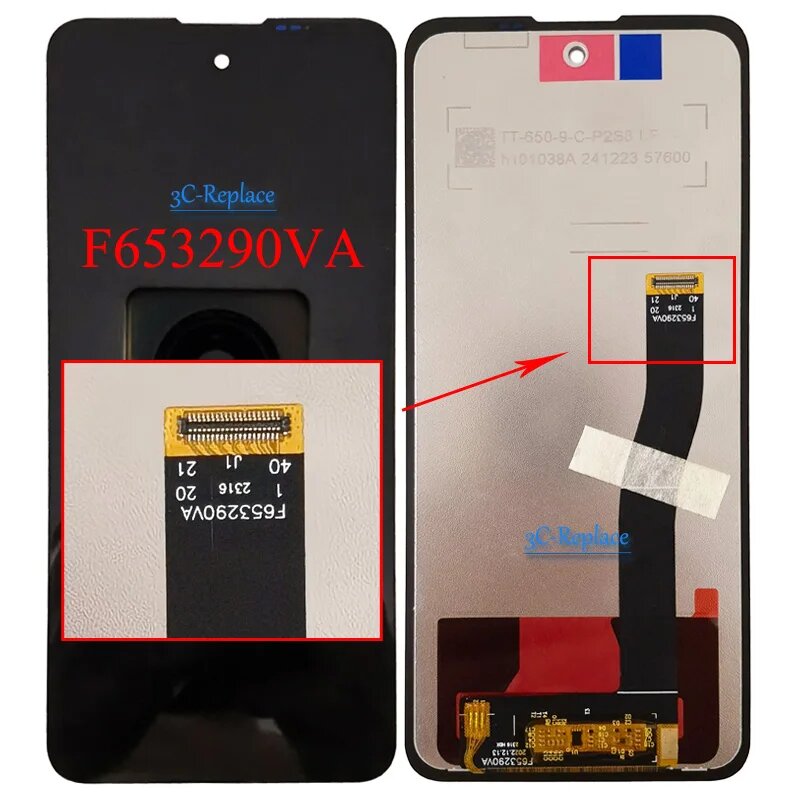 Черный 6,53 дюйма для Cubot KingKong 8, ЖК-дисплей, сенсорный экран, дигитайзер, замена панели в сборе