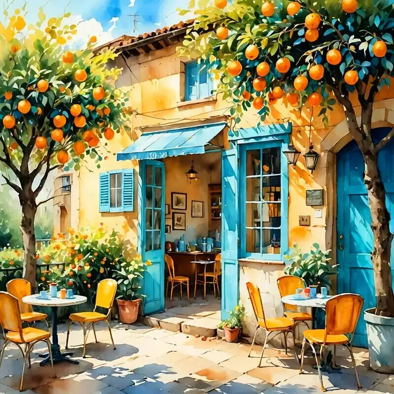 Набор для вышивки крестом 11CT пейзаж 40X40cm