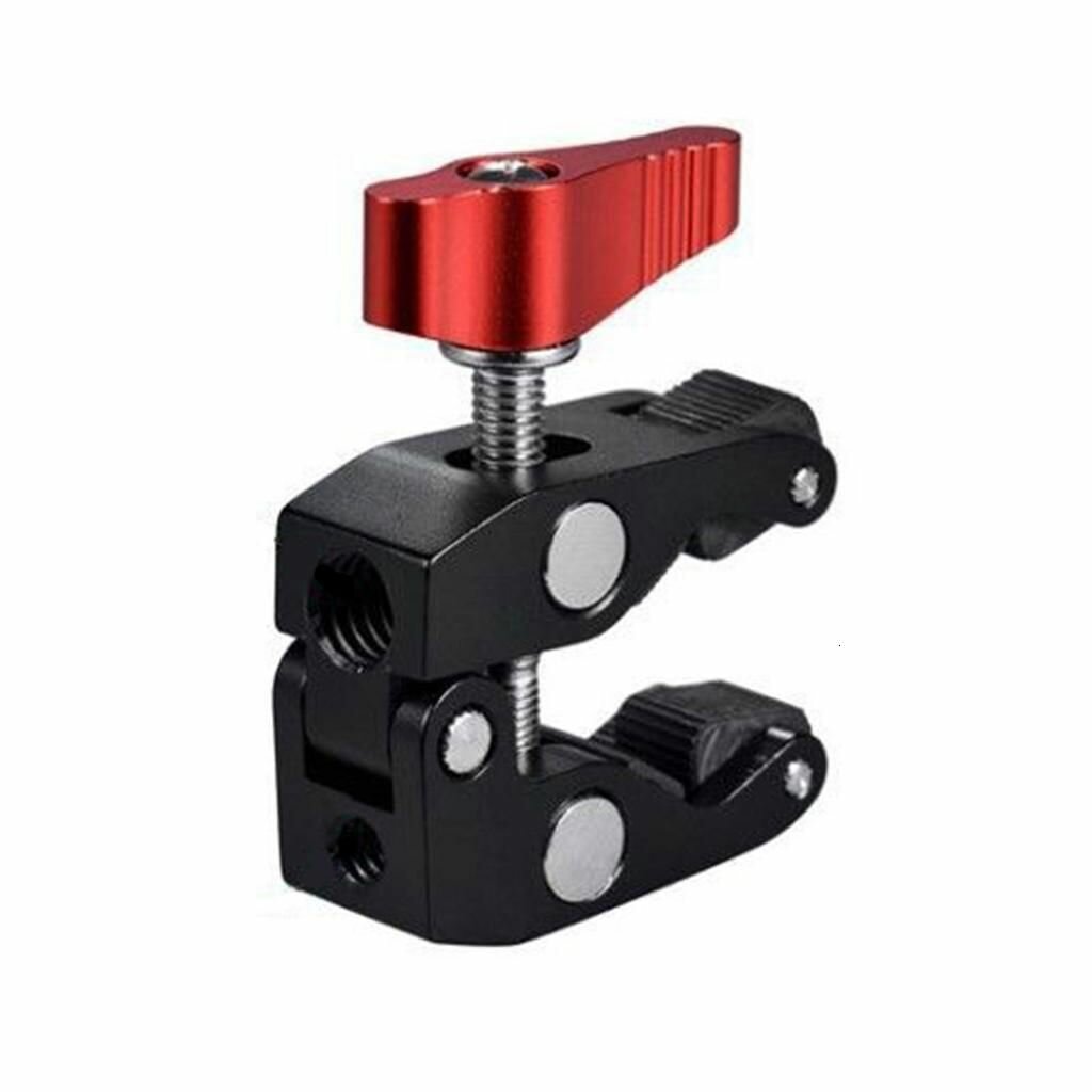 Аксессуары для фотоаппарата, (комплект) универсальный кронштейн для крепления спортивной камеры-красный зажим-краб