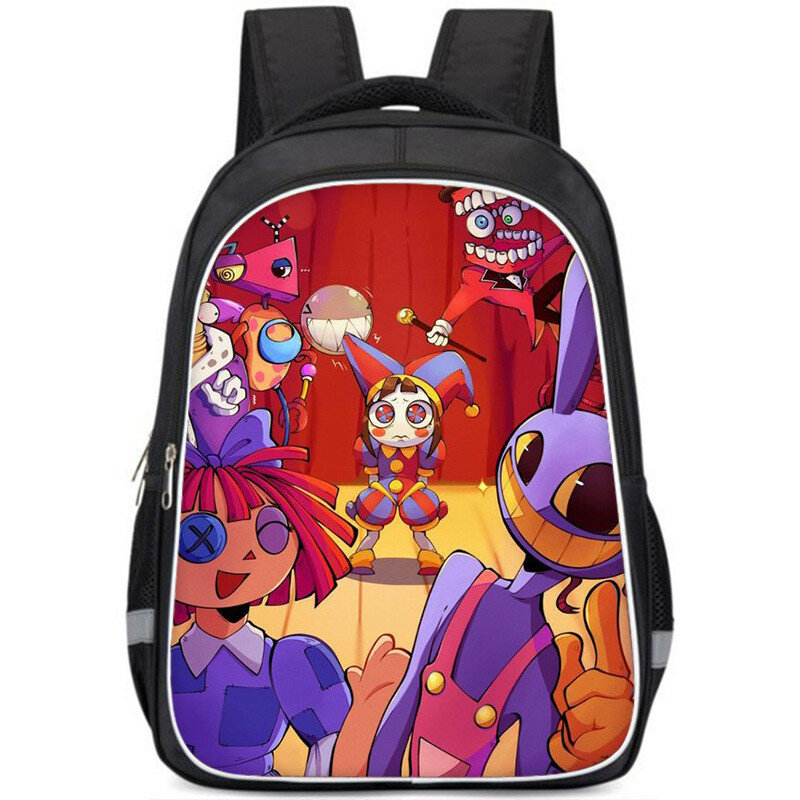 Рюкзак школьный нейлоновый для мальчиков амейзинг дигитал циркус большие и маленькие размеры стиль b-large