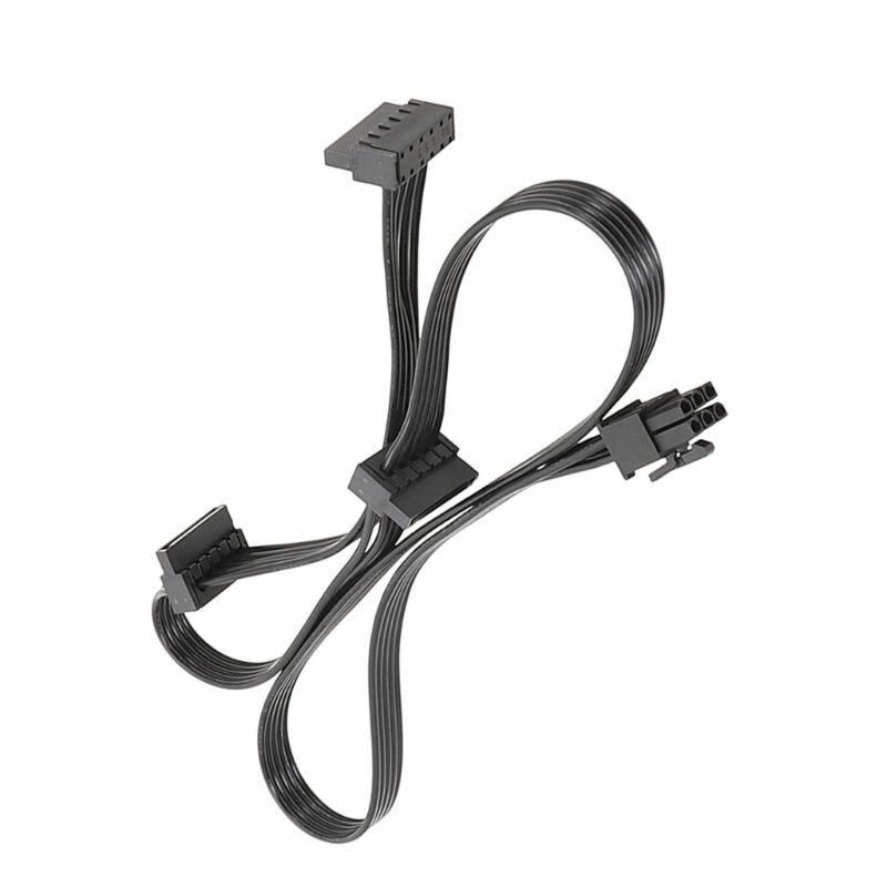 Кабель питания 6Pin к SATA X3 кабель модуля