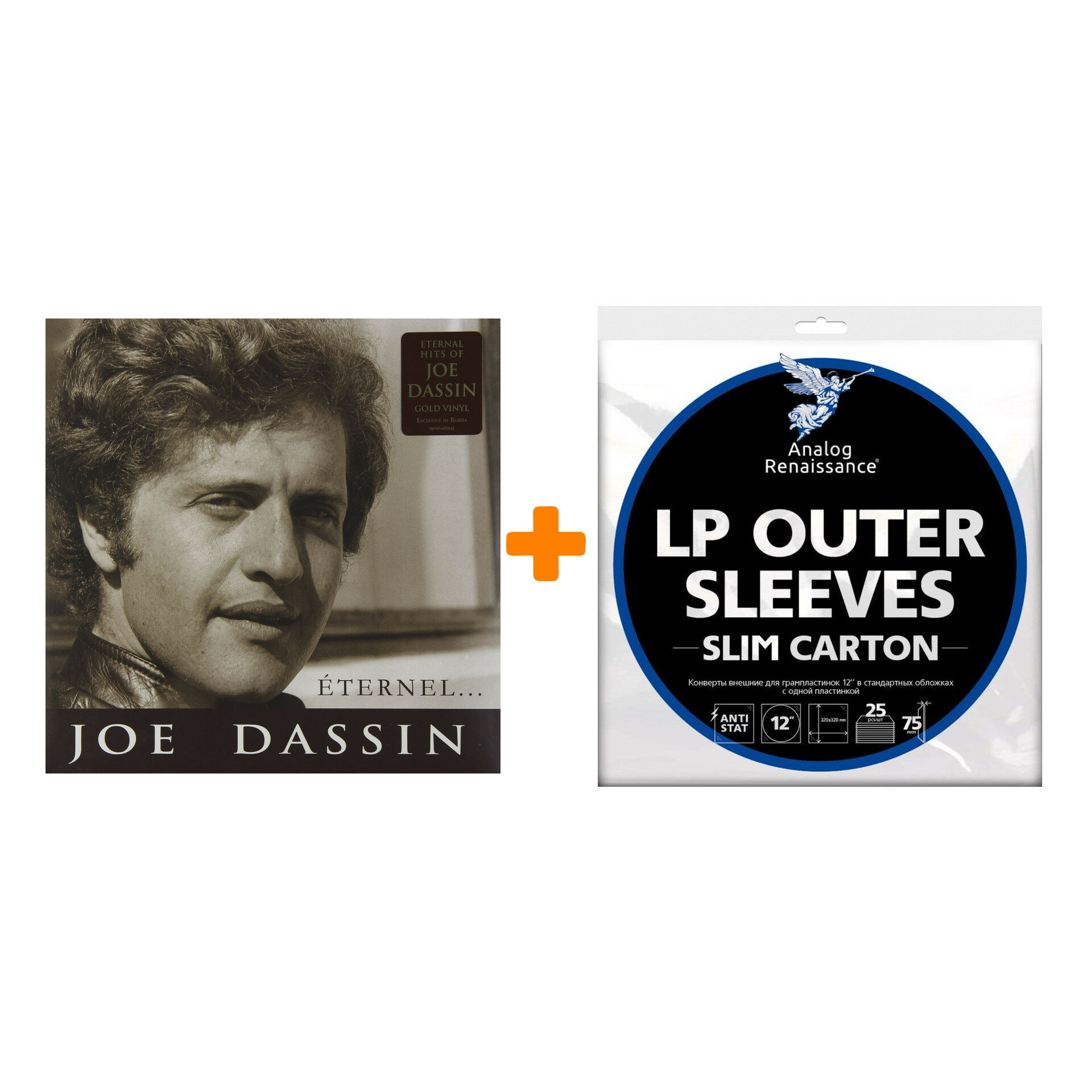 Dassin Joe Eternel Coloured Gold Vinyl 2LP + Конверт внешний 12" Slim Carton 25шт