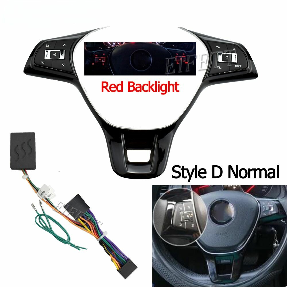 Многофункциональная улучшенная кнопка управления на руле для Volkswagen Polo, Golf 2014-2019, Passat, Jetta