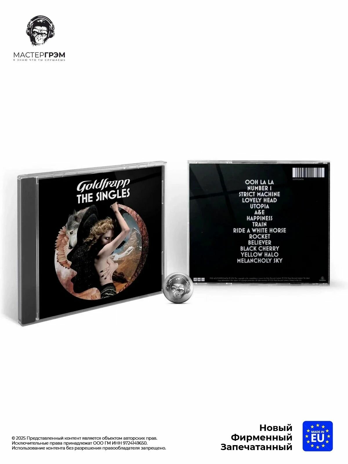 CD диск Goldfrapp - The Singles (CD) 2012, Jewel case