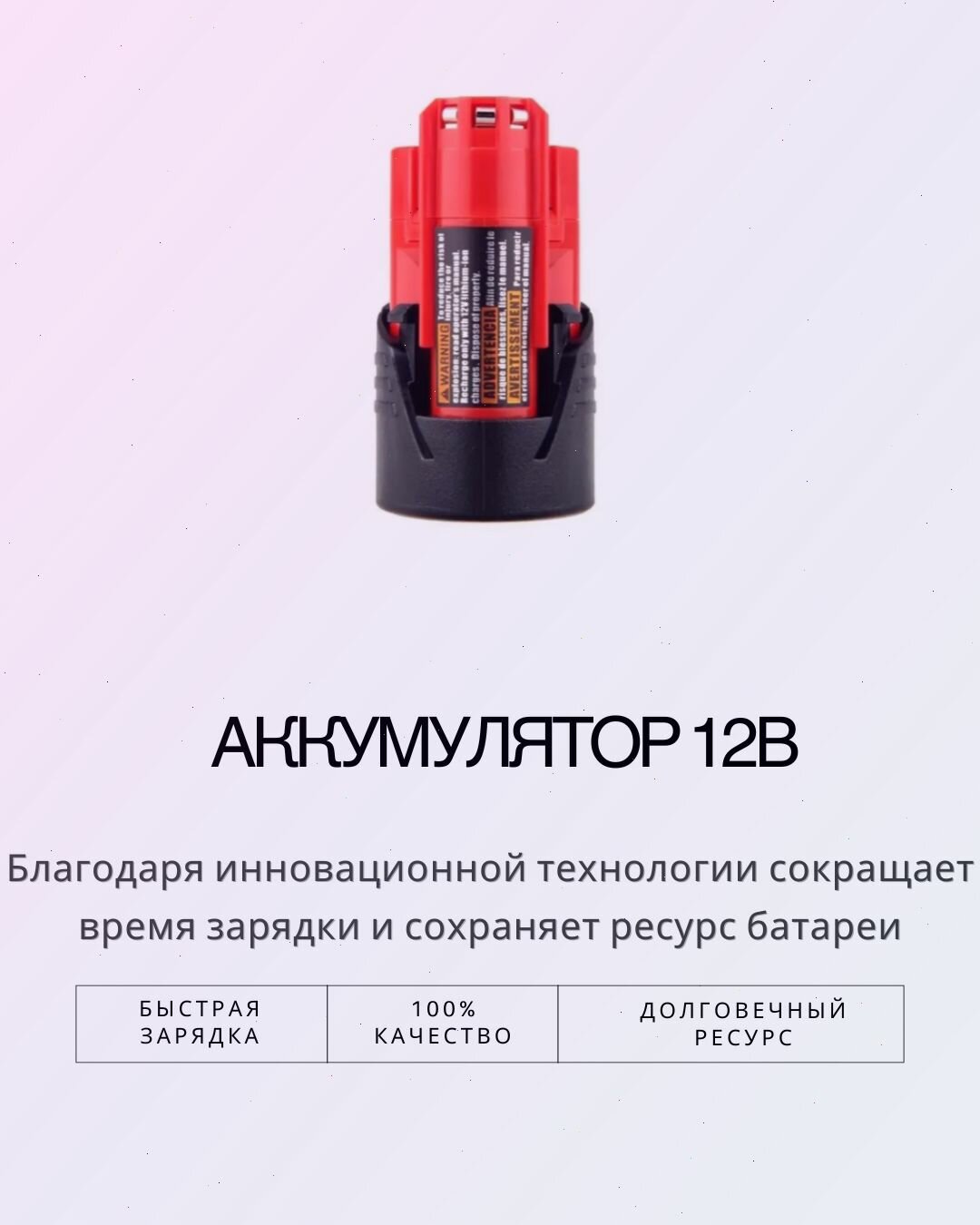 Аккумулятор для Milwaukee M12BID-0