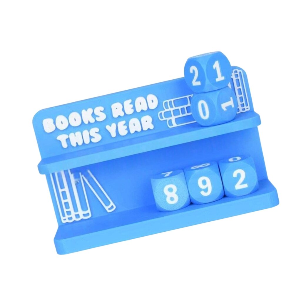 Счетчик прочитанных книг для чтения, трекер книг, подарок для любителей чтения, деревянный декор для книжной полки