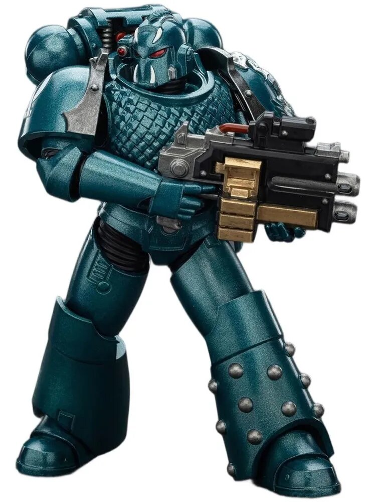 Подвижная фигурка JOYTOY Warhammer 40k Alpha Legion Headhunter Prime 1:18 Подарочная модель