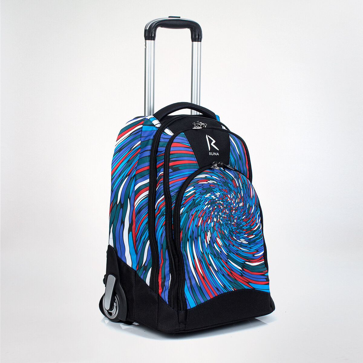 Сумка-рюкзак на колесах "RUNA", Swirl, для фигурных коньков, роликов, одежды, экипировки и аксессуаров