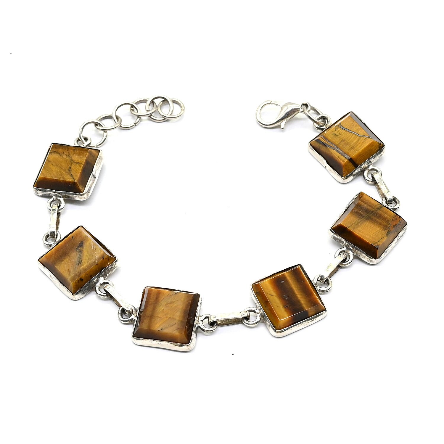 Браслет Радуга Камня, тигровый глаз