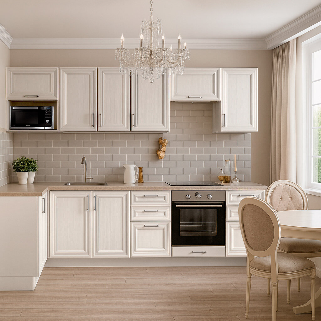 Кухонный гарнитур VITAMIN модульный шкаф навесной с полками, МДФ, цвет "Барселона" ширина 30 см.