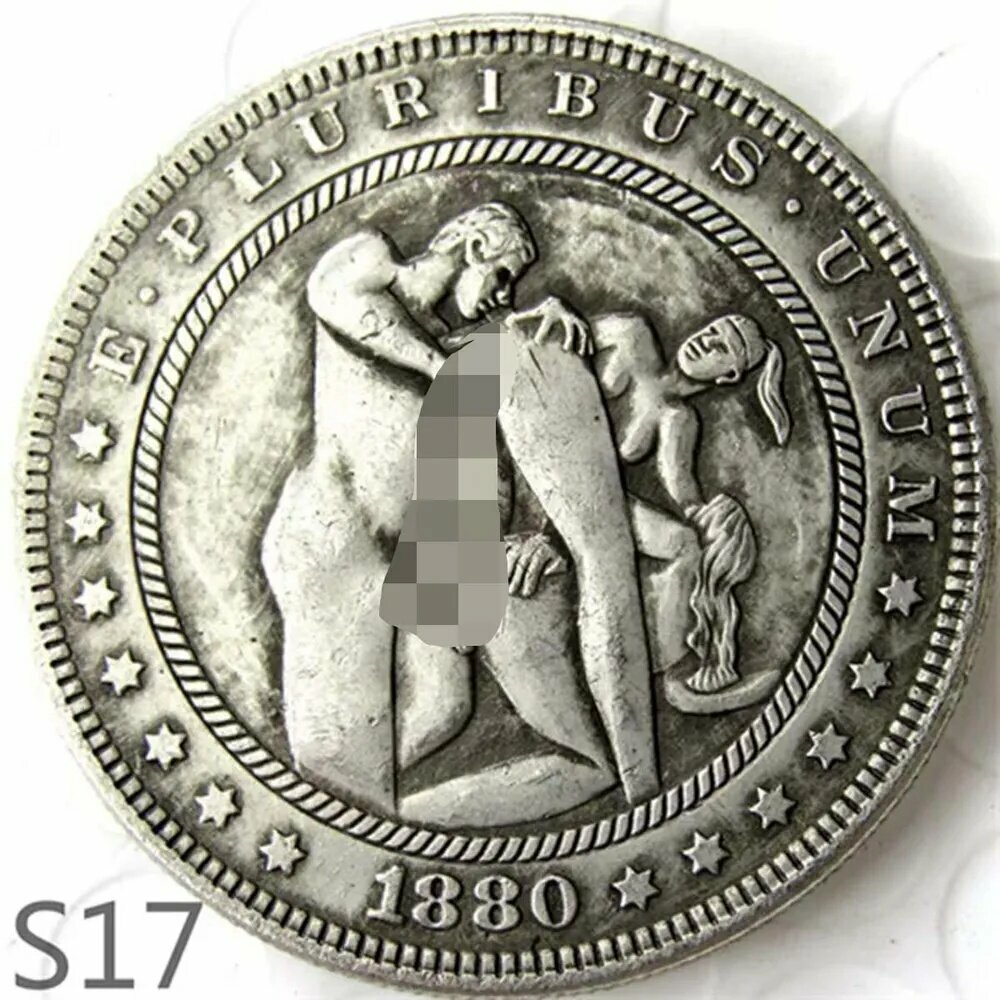 40*3mm Двусторонняя памятная монета для сексуальной женщины