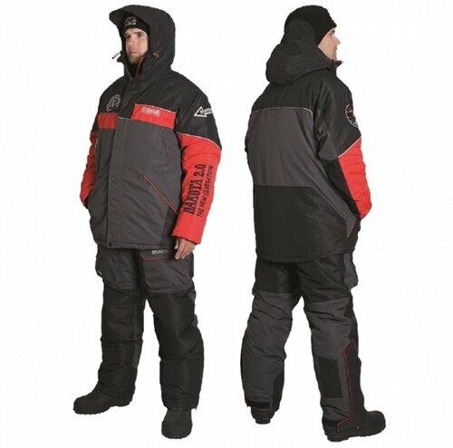 Костюм Alaskan Dakota 2.0 красный/серый/черный 2XL куртка+полукомбинезон