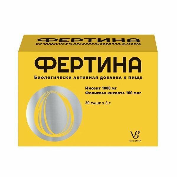 Фертина порошок для приготовления раствора для приема внутрь саше-пакеты 3г 30шт