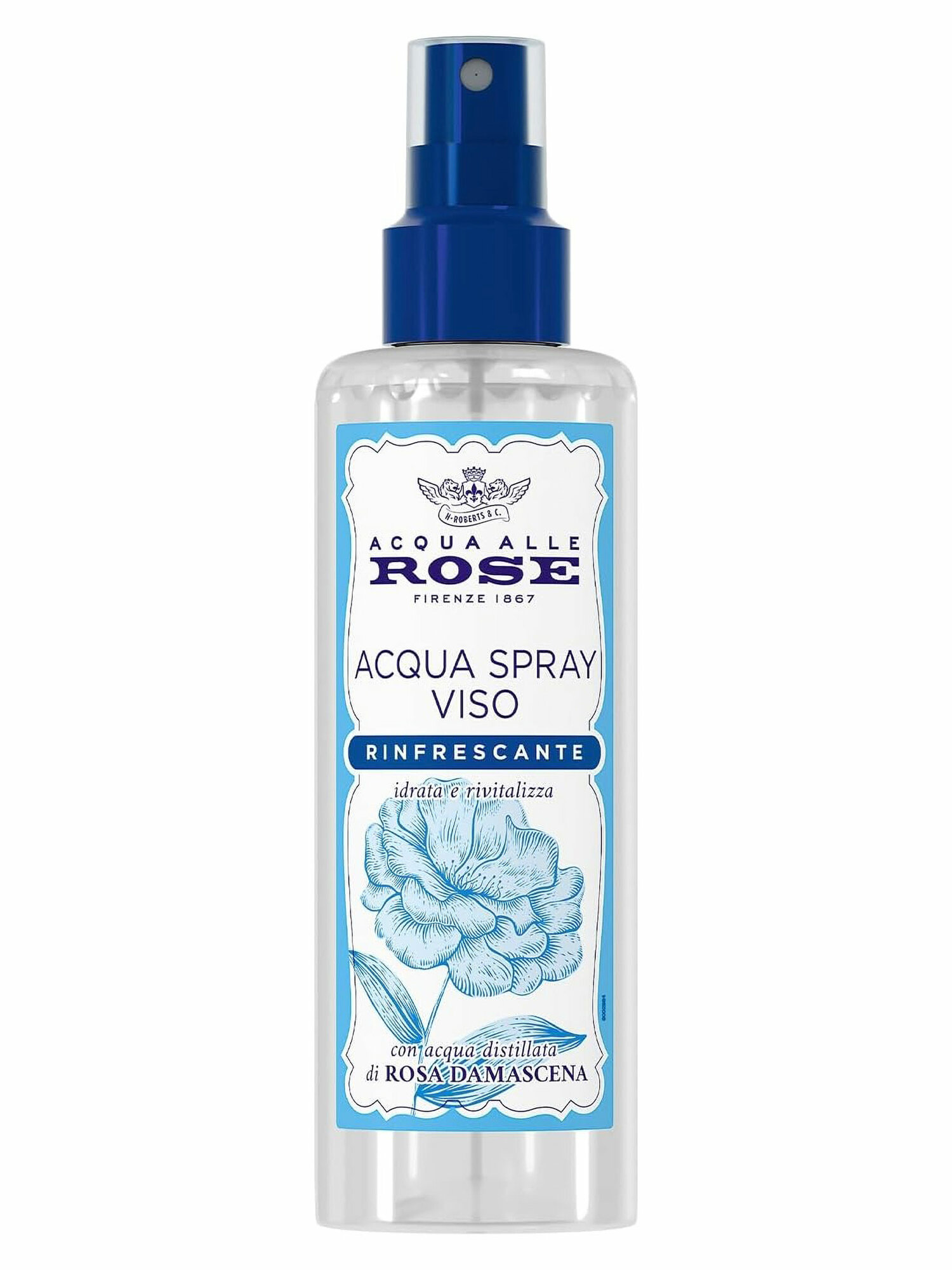 Освежающий тоник для лица Acqua alle Rose Rinfrescante Дамасская Роза, 200 мл