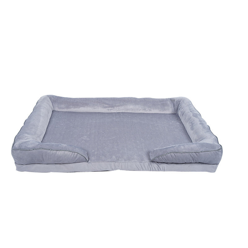 Amazon взорвал трансграничный питомник собачий питомник диван для собак Светло-серый_L (100*60*16)