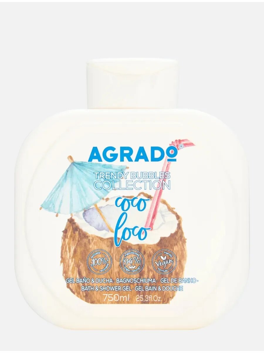 Гель для душа AGRADO coco loco