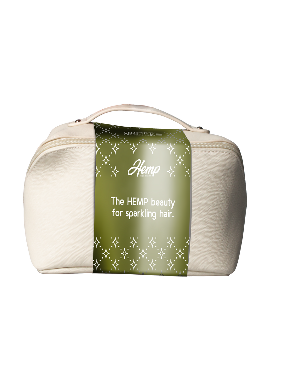Набор Selective Professional The Hemp Ritual, шампунь, кондиционер, эликсир и сумочка