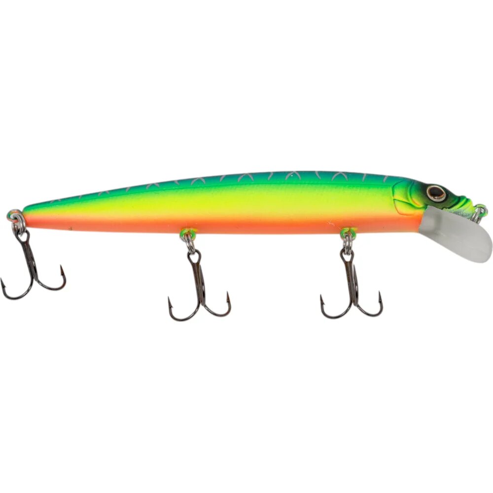 Воблер Strike Pro Alpha Minnow 115 цвет: A223S-RP Pearl Mat Tiger EG-033FA223S-RP — фото 1