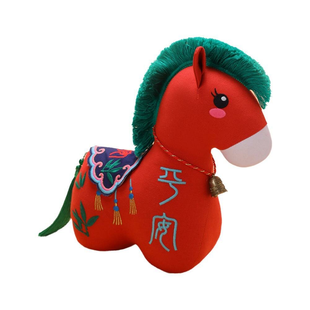 Мягкая игрушка лошадка, подарочный талисман на Год Лошади 2026, брелок для сумки и ключей, плюшевая игрушка для девочек