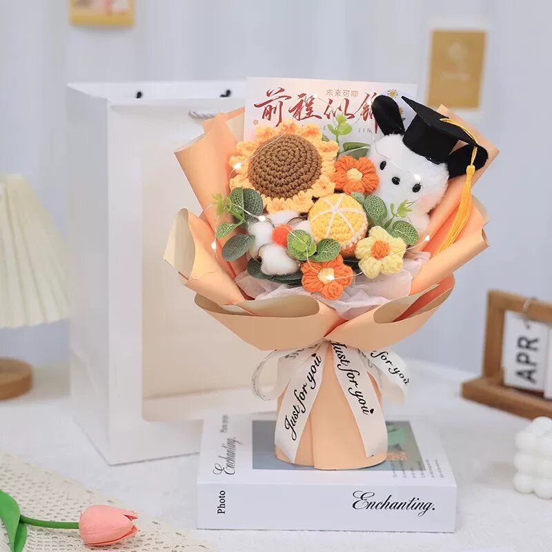 Подарочные куклы на выпускной в начальной школе и детском саду, детские букеты для мальчиков и девочек, плюшевые мишки,