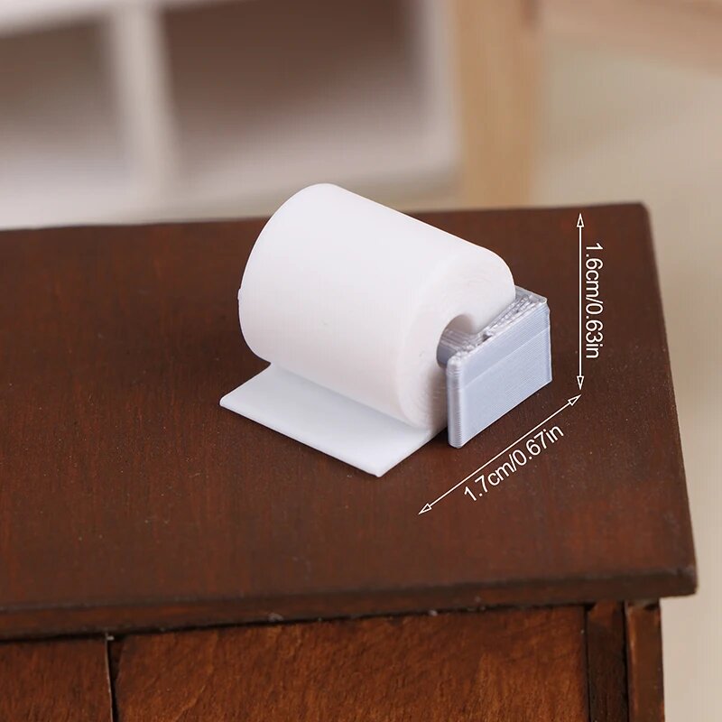 Аксессуары для кукол MYPANDA Рулон туалетной бумаги для кукольного домика A2