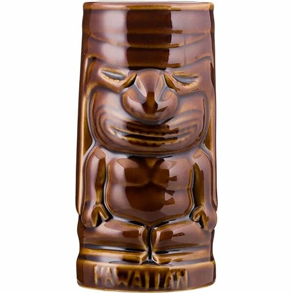 Стакан для коктейлей Тики керамика 350мл D7, H15см тем. корич.