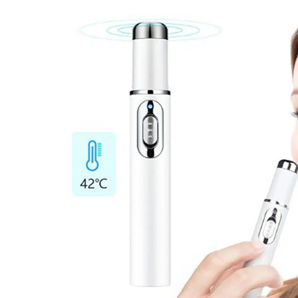 Аппарат для удаления шрамов, голубого цвета