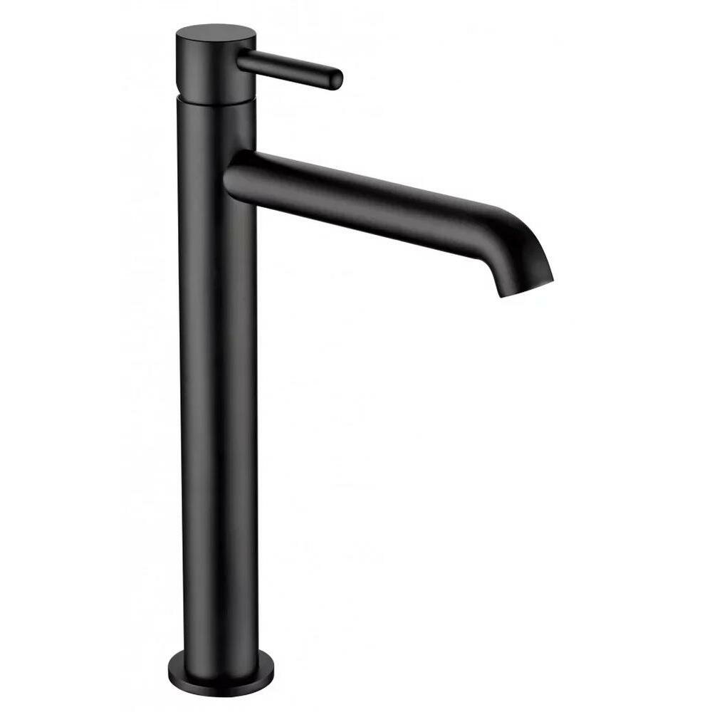 Смеситель для раковины высокий Grocenberg GB3029BL, черный