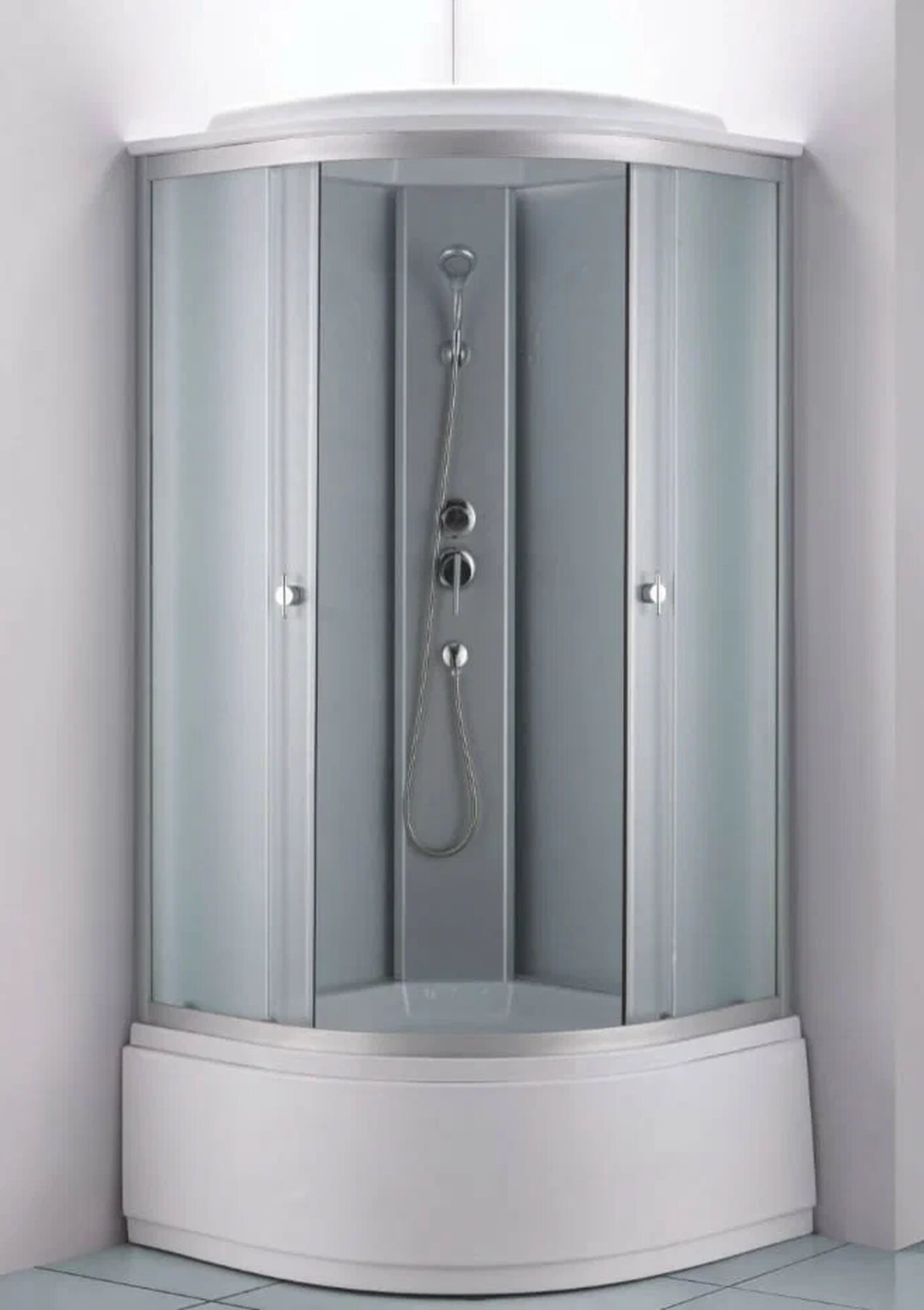 Душевая кабина ASTERA TM 109 (900/900/2180) высокий поддон(40см) стекло матовое