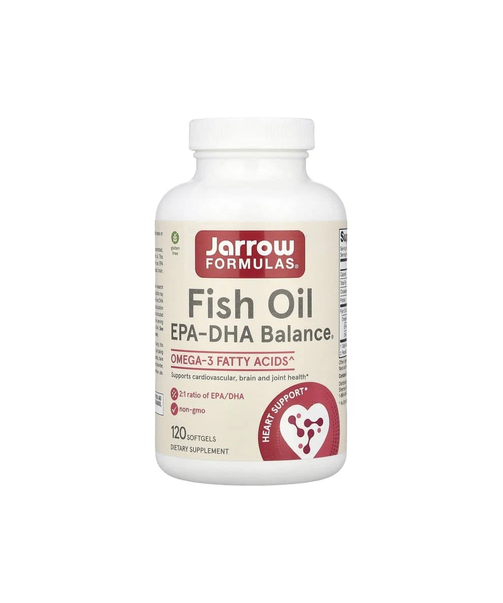 Jarrow Formulas Fish Oil EPA-DHA Balance, ЭПК-ДГК Баланс 600 мг 120 гел. капсул