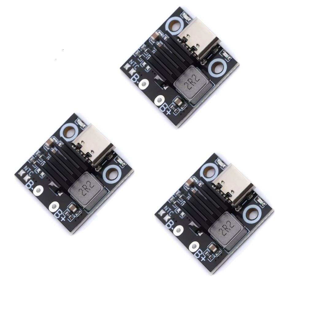 3 Литий-ионных аккумулятора 5V 1 string, USB-модуль для зарядки, плата защиты с индикатором зарядки