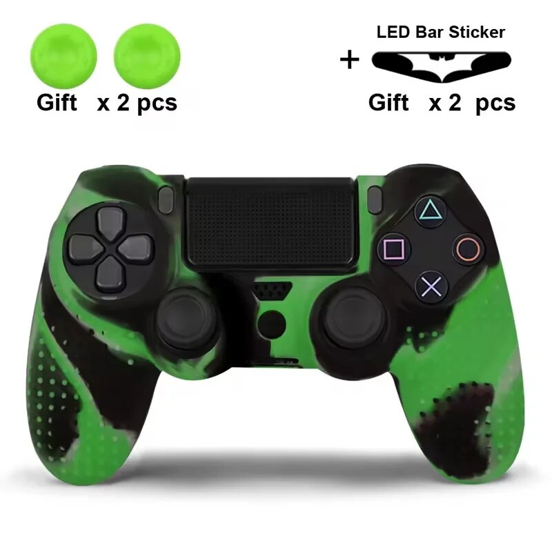 Силиконовый чехол для PS4 контроллера TECTINTER, CGreen
