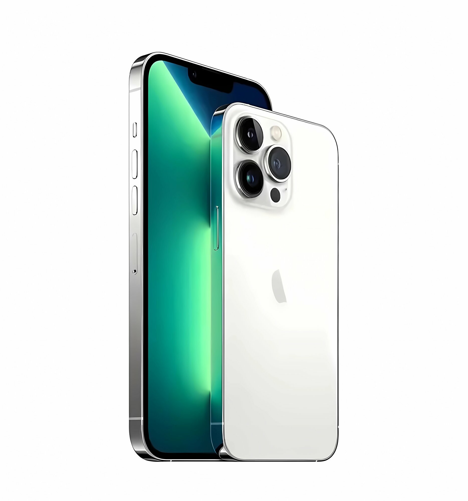 IPhone 13 Pro Max 128 ГБ Новый неактивированный, Оригинал, Серебристый, Бесплатная беспроводная гарнитура, Лучший подарок для семьи и друзей