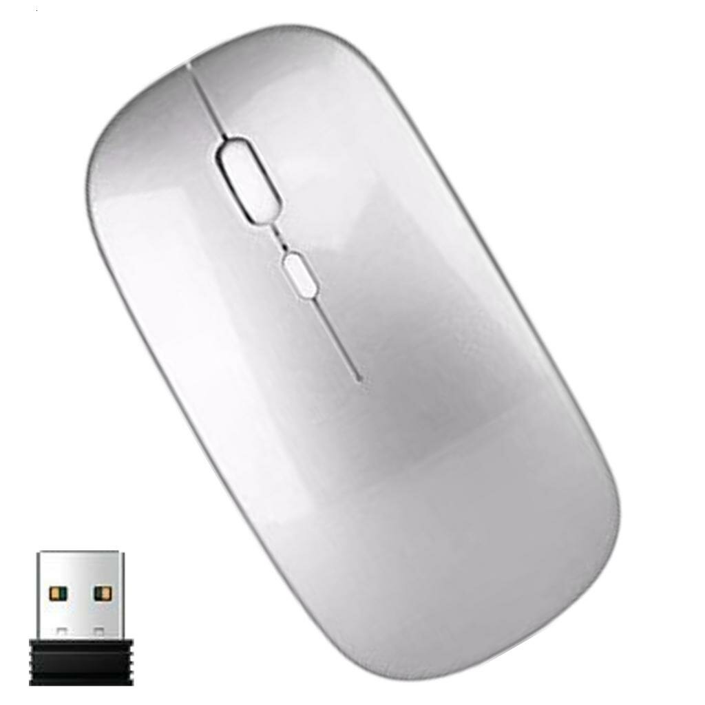 Беспроводная Bluetooth-мышь для компьютера и планшета, Серый - 2.4G и Bluetooth