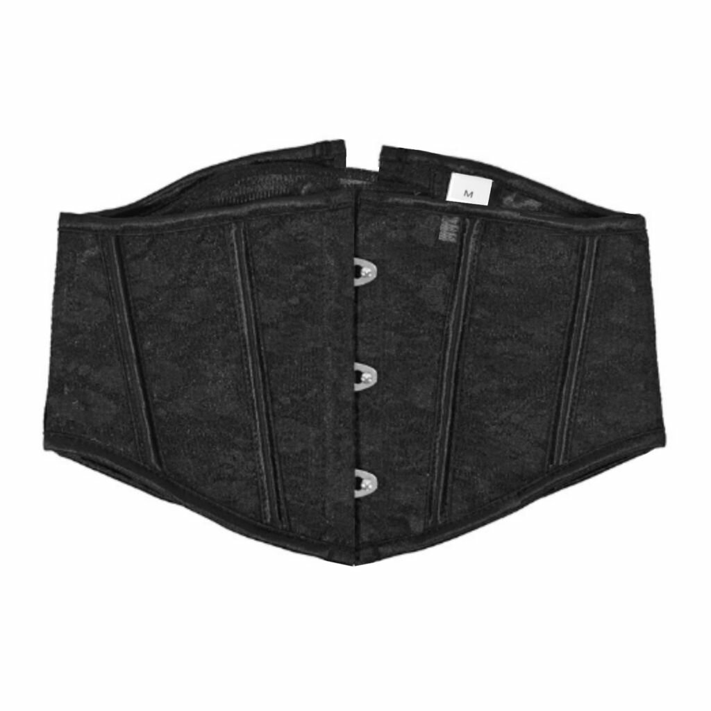 Дворцовый корсет, кружевной дышащий пояс, зажим для талии-черный-L