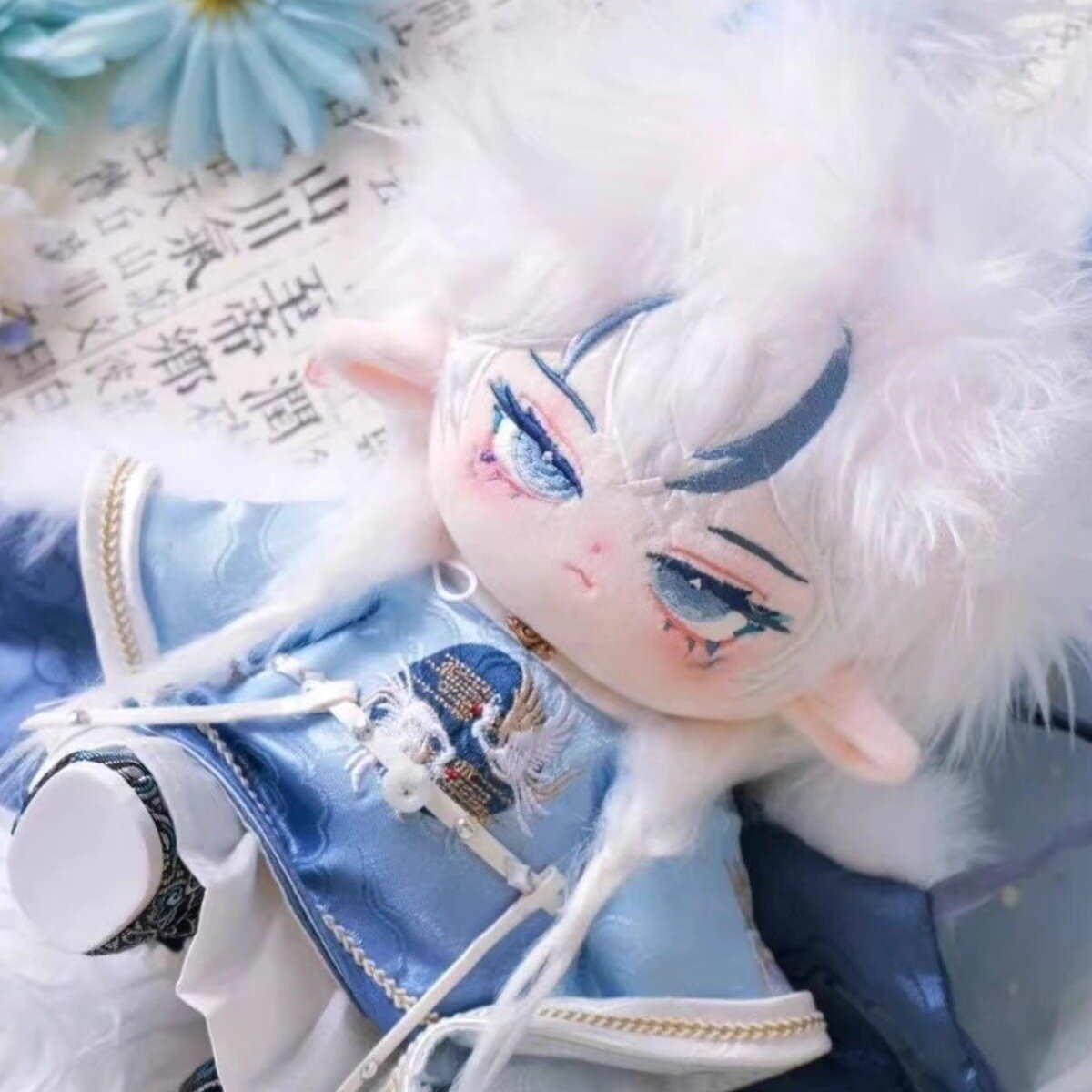 Холодная хлопковая кукла 20 см обнаженная кукла 20cm с каркасом установлен_Набор из трех частей для голого ребенка