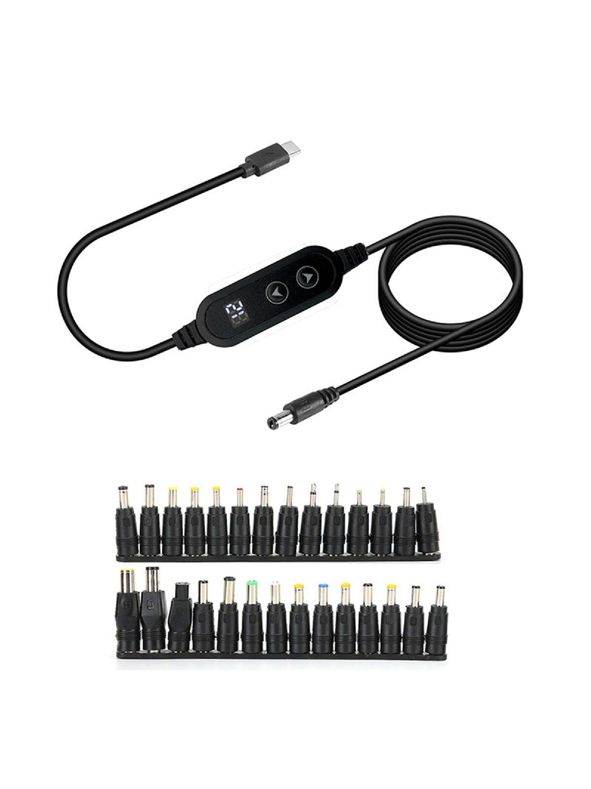 PD5V-20V USB C к DC5525 5.5X2.5MM Кабель для зарядки PD100W для Фотокамер