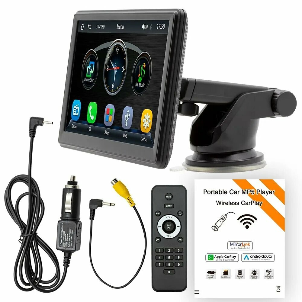 AutoWhale Тачскрин, диагональ: 7"