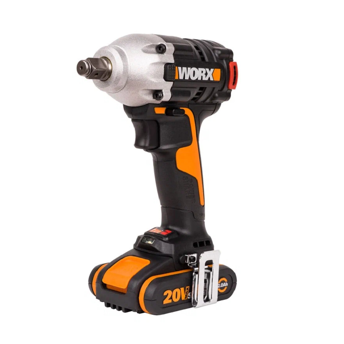 Гайковерт аккумуляторный WORX WX272, 300 Нм, 4000 уд/мин, бесщеточный, Li-Ion, 2 Ач, черный