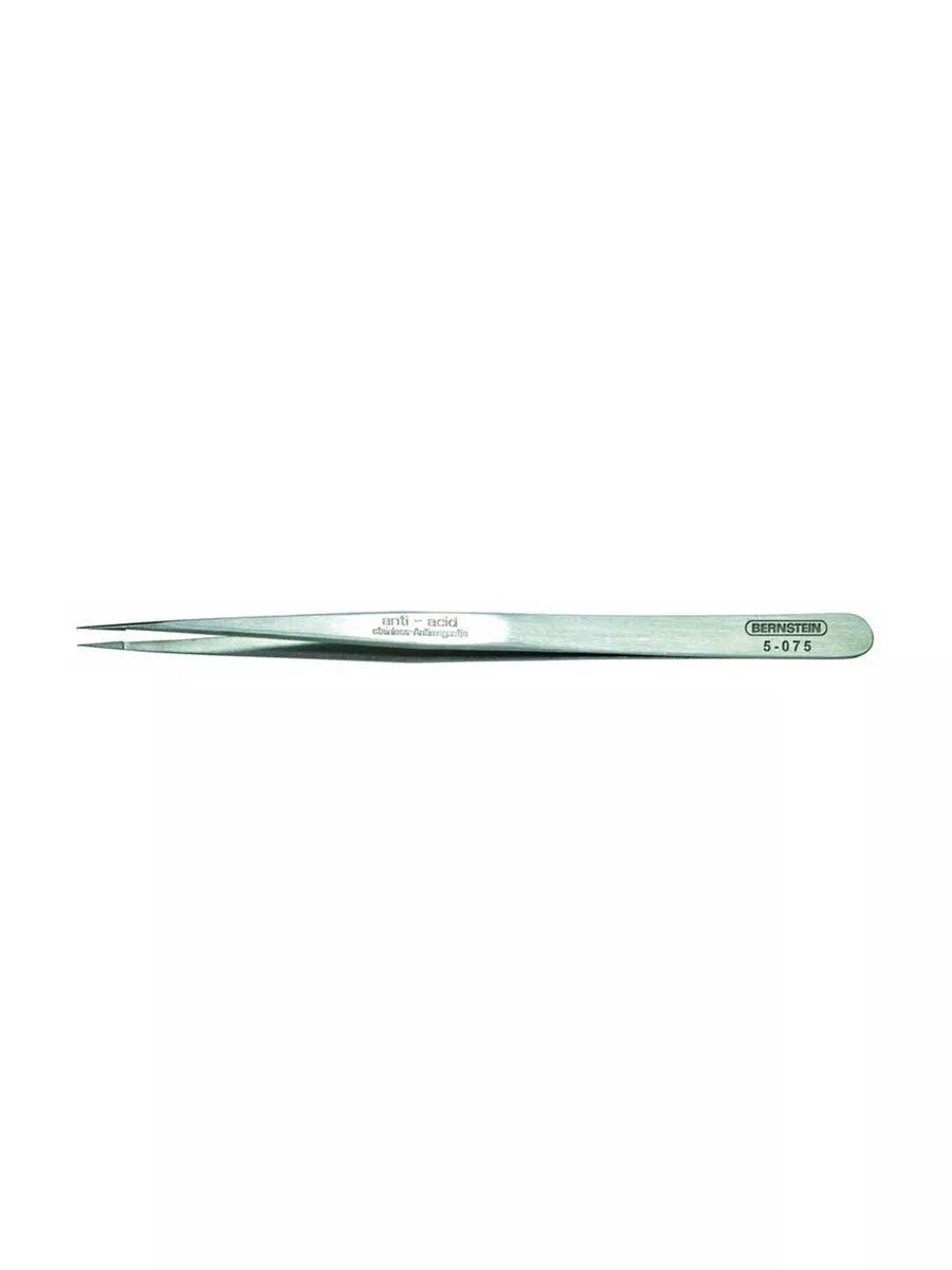 SMD-Пинцет прямой, суперзаостренный 5-075 (140 мм.)