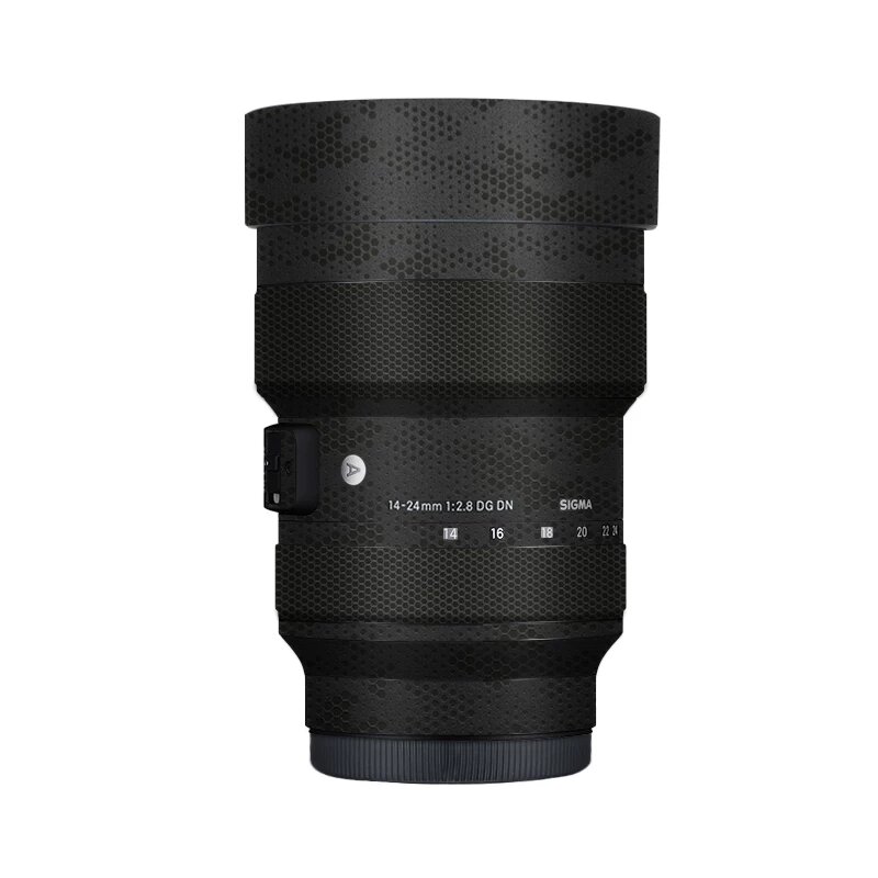 Защитная пленка Sigma FE 14-24mm F2.8 для объектива Sony E-mount/L-mount - черная змеиная чешуя