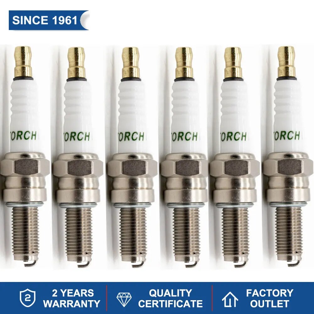 4-6PCS Свечи Замена для Denso U24ESR-NB YAMAHA 94703-00330 BMW 12-12-7-653-439 Мотоцикл Обычные свечи зажигания Факел B8RC 6 pieces with box