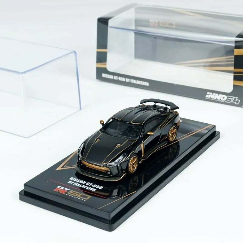 Машинка INNO 1:64 Nissan GTR R50 By ITALDESIGN Модель легкосплавного автомобиля коллекция