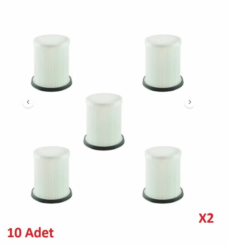 Совместимые с Arnica цилиндрические HEPA-фильтры для пылесосов Bora 3000 4000 S 5000 7000 Hydra Rain Plus Hepatech Aqua, 10 штук.